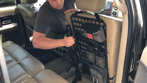 Vehicle Locking Rifle Rack - Raptor Picatinny Mount™ + 15.25 X 25 RMP ...